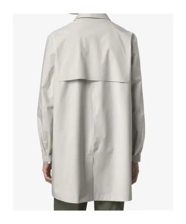 K-WAY Waterproof Zip-up Jacket - Beige