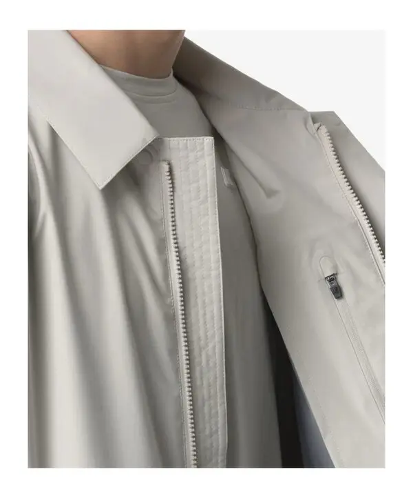 K-WAY Waterproof Zip-up Jacket - Beige