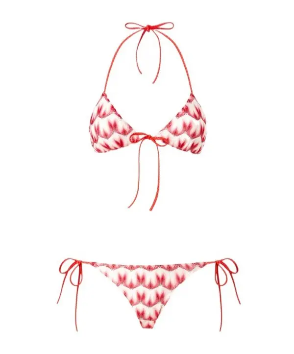 Missoni Halterneck Triangle Bikini - Multicoloured
