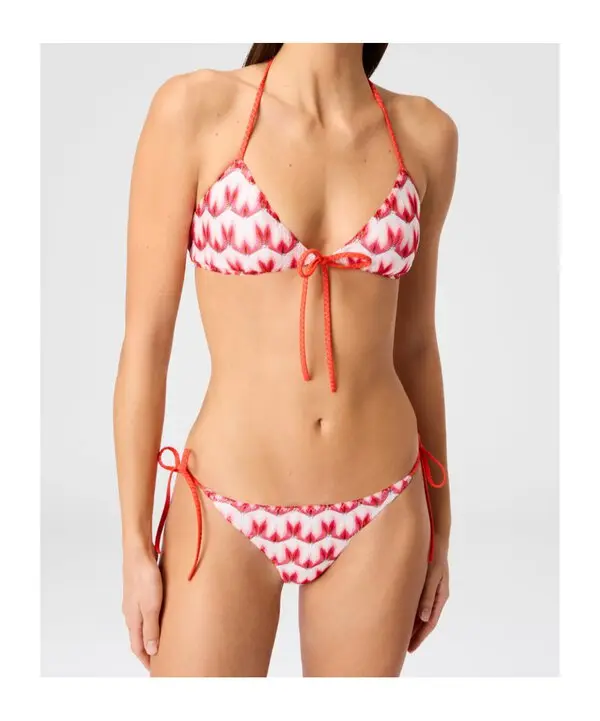 Missoni Halterneck Triangle Bikini - Multicoloured