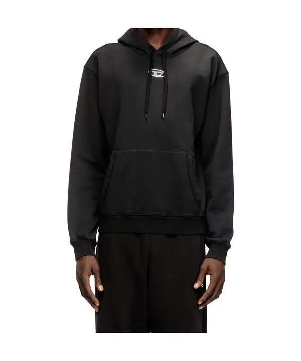 DIESEL® S-norm-hood-iod Oval D Hoodie