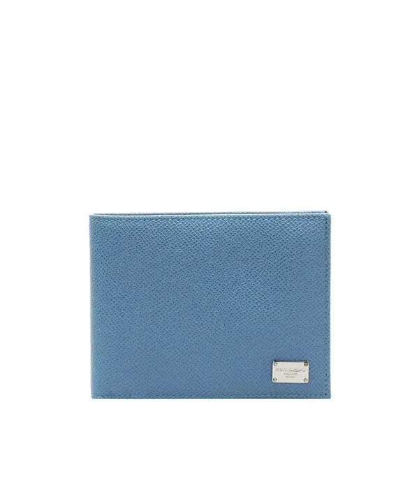 Dolce & Gabbana Logo Details Wallet - Blue