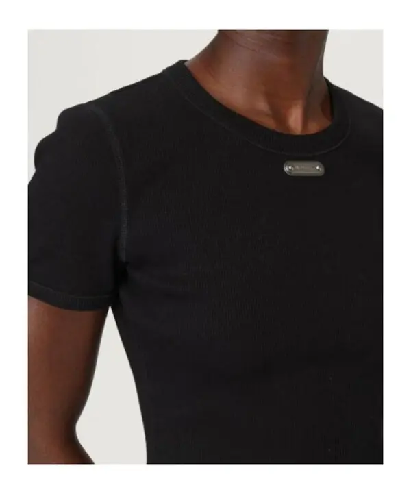 Alexander McQueen Ribbed Crewneck T-shirt