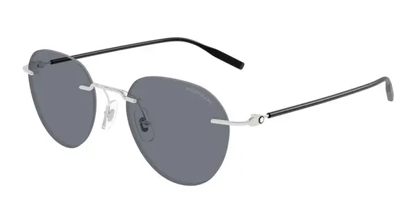 Montblanc Eyewear Rectangular Frame Sunglasses - Black