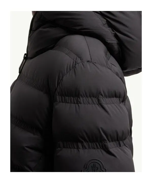 Moncler Alete Hooded Short Down Jacket - Black