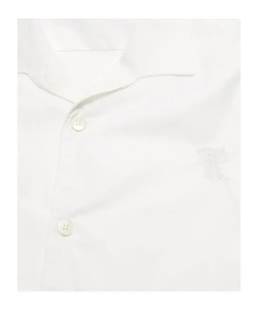 Acne Studios Logo Embroidered Poplin Shirt