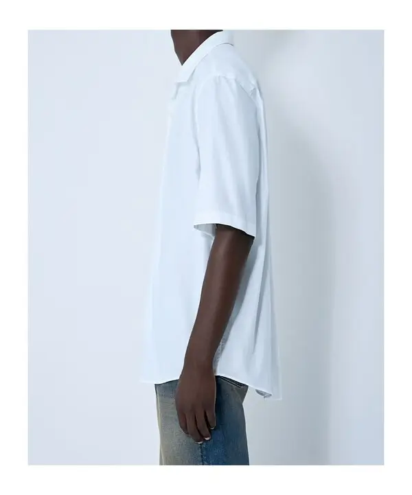 Acne Studios Logo Embroidered Poplin Shirt