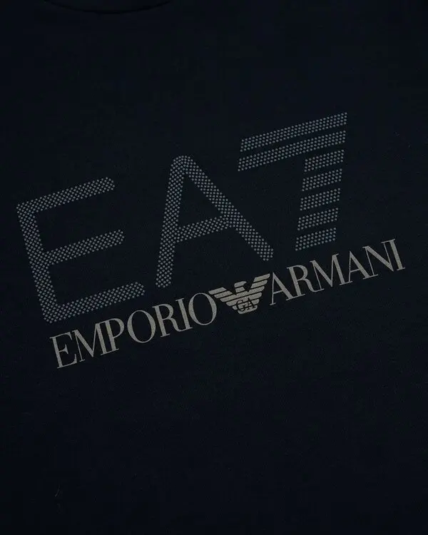 EA7 Logo T-shirt With Round Neck