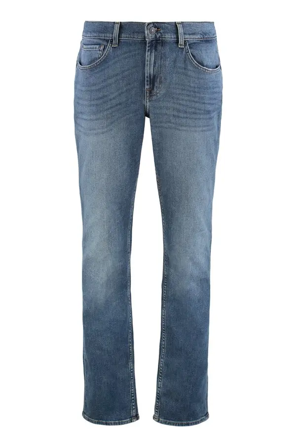 7 For All Mankind Straight-leg Jeans - Blue