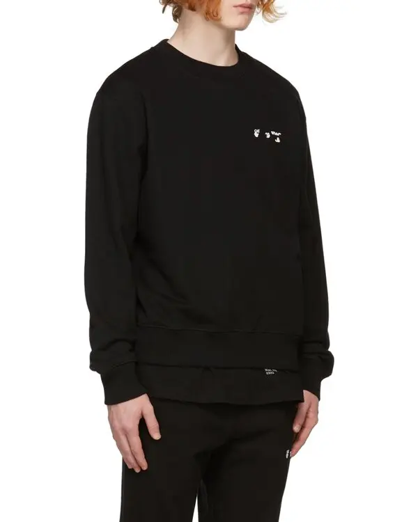 Off-White Hands Off Logo Crewneck Sweatshirt