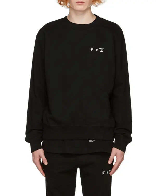 Off-White Hands Off Logo Crewneck Sweatshirt