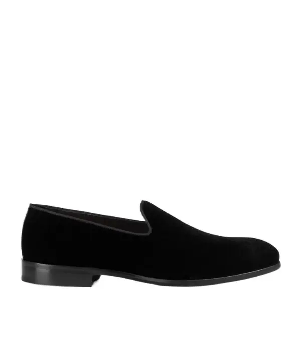 DOUCAL'S Velvet Effect Loafers