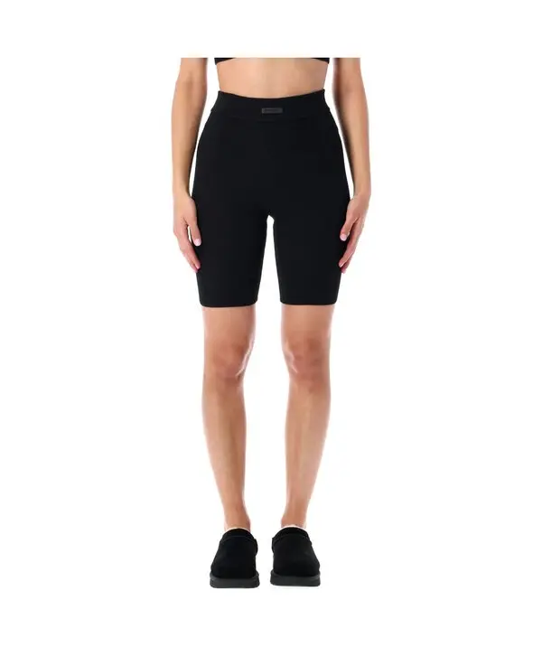 Fear Of God Embossed Logo Cycling Shorts - Black