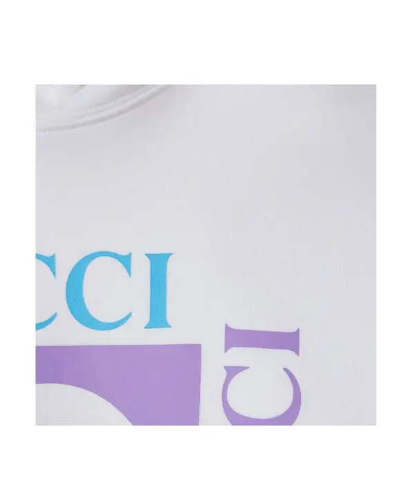 Gucci Logo Printed Drawstring Hoodie