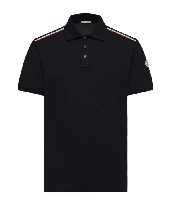 Moncler Logo Patch Short-sleeved Polo Shirt