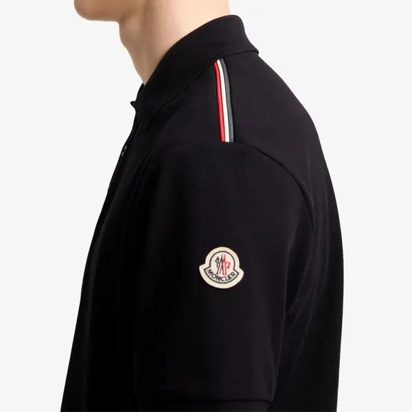 Moncler Logo Patch Short-sleeved Polo Shirt