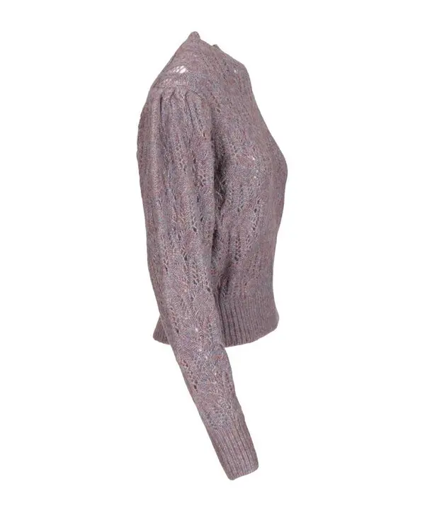 Isabel Marant Étoile Puff Sleeve Open-knit Sweater