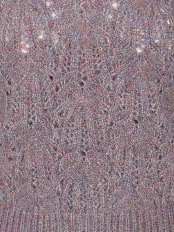 Isabel Marant Étoile Puff Sleeve Open-knit Sweater