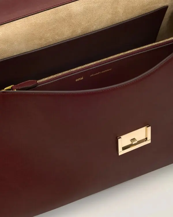 Ami Mimi Shoulder Bag - Wine Red