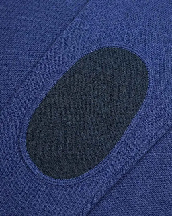 Emporio Armani Round Neck Patch Pullover - Blue