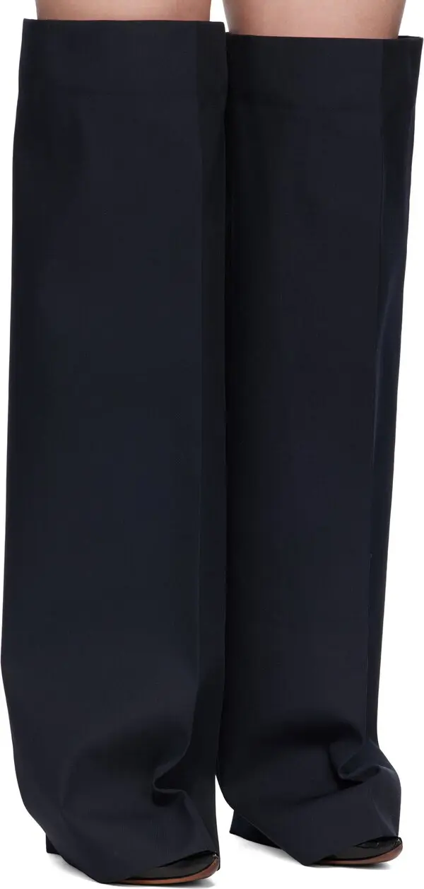 JEAN PAUL GAULTIER Logo Patch Gaiters - Black