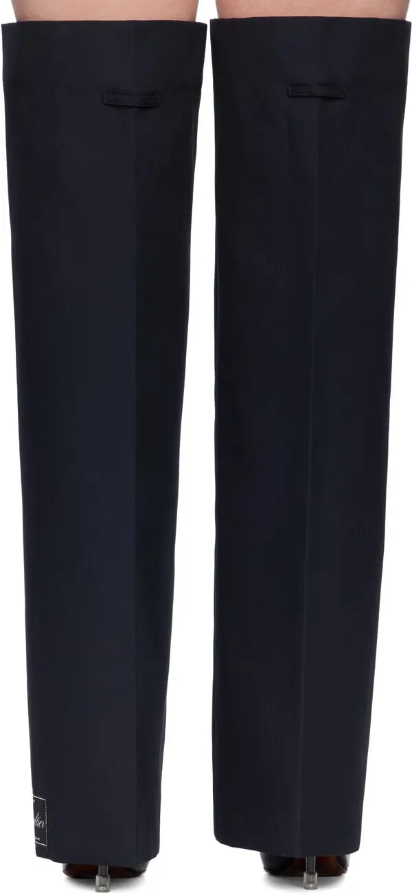 JEAN PAUL GAULTIER Logo Patch Gaiters - Black
