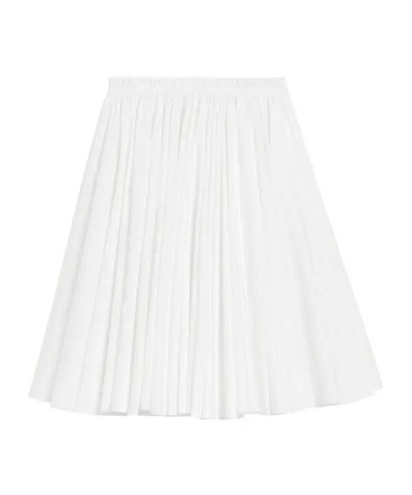 AMI Paris Midi Corolla Skirt - White
