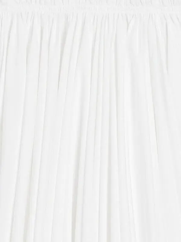 AMI Paris Midi Corolla Skirt - White