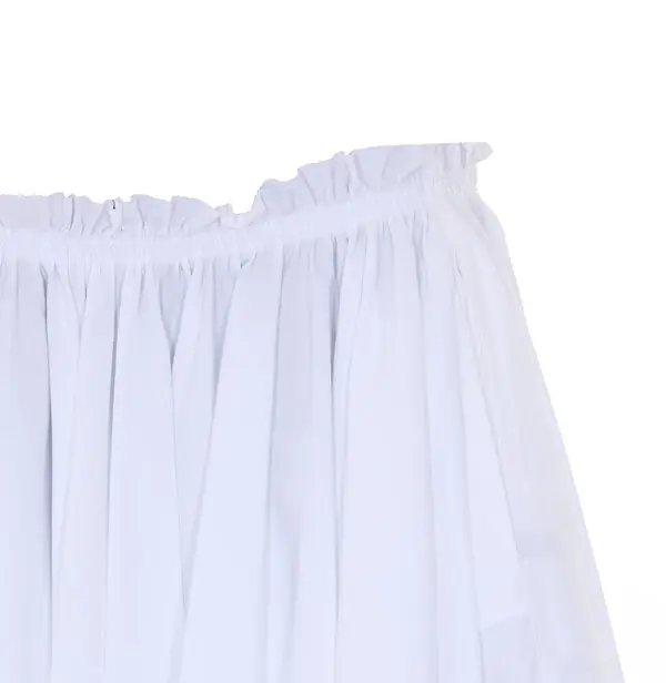 AMI Paris Midi Corolla Skirt - White