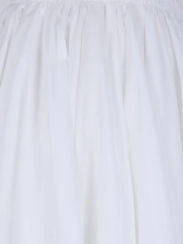 AMI Paris Midi Corolla Skirt - White