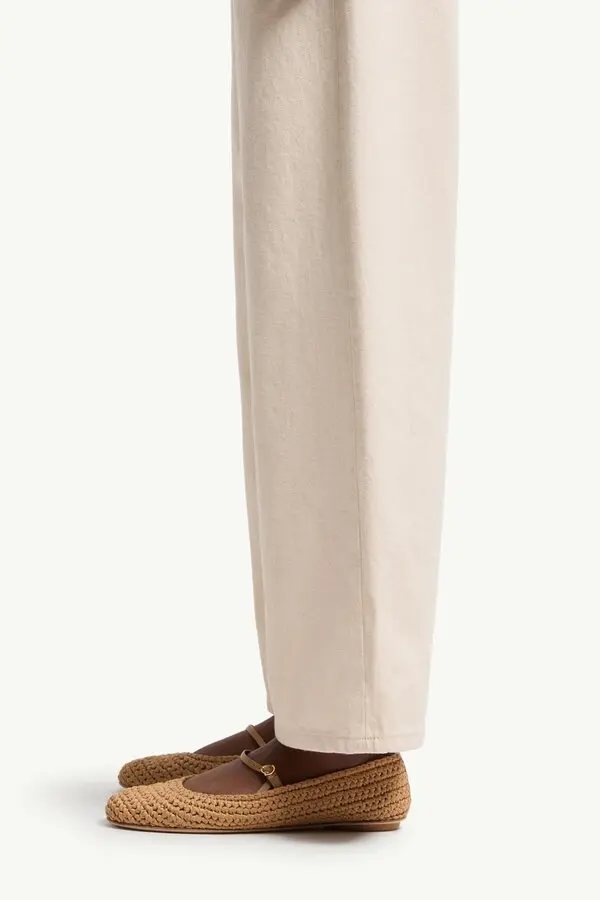 Moncler Cropped Straight-leg Jeans - Ivory