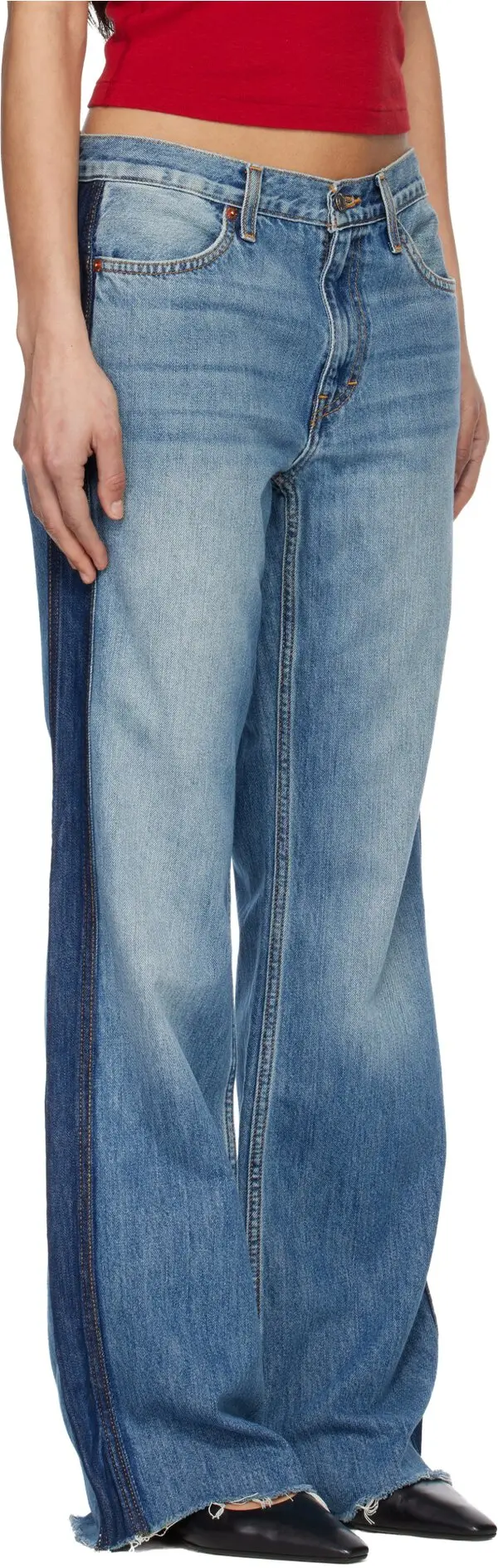 RE/DONE Frayed Hem Jeans