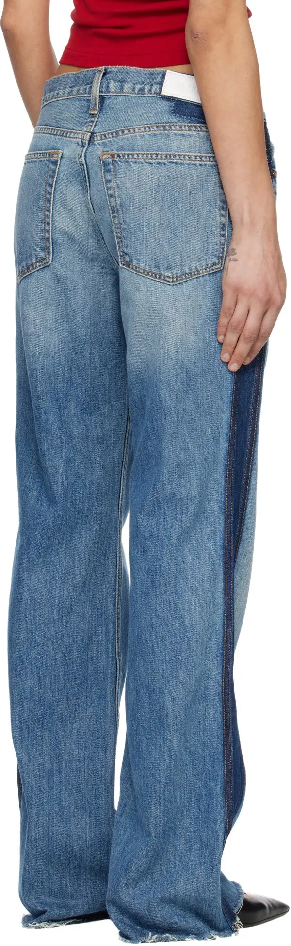 RE/DONE Frayed Hem Jeans