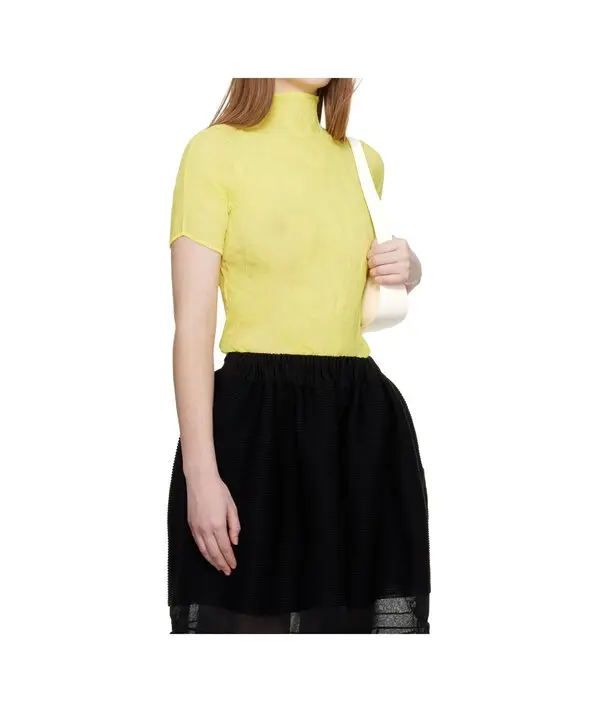 Issey Miyake Twisted Turtleneck Cover-up - Black