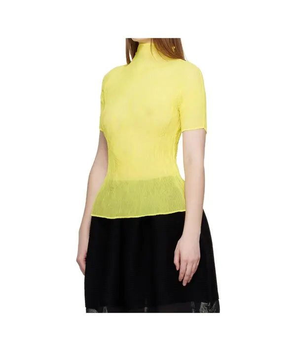 Issey Miyake Twisted Turtleneck Cover-up - Black