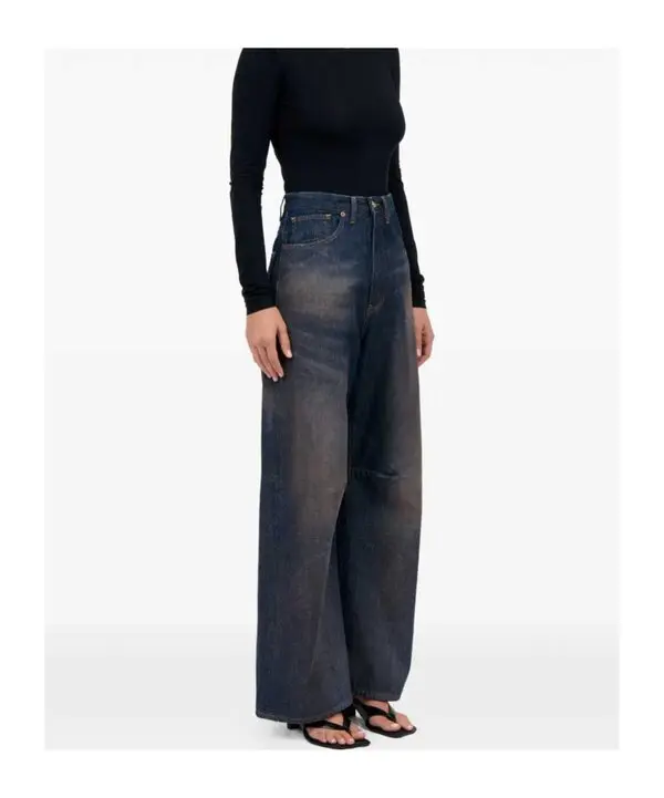 MAISON MARGIELA High-waist Wide-leg Jeans