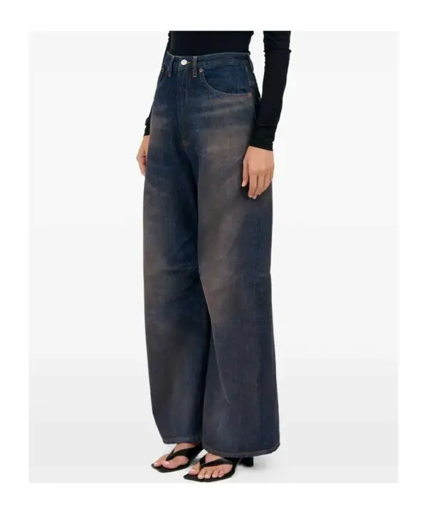 MAISON MARGIELA High-waist Wide-leg Jeans