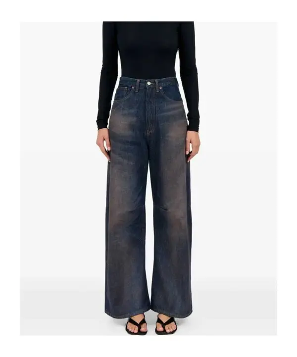 MAISON MARGIELA High-waist Wide-leg Jeans