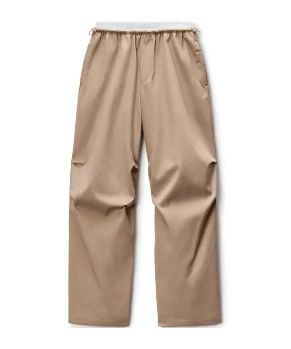 Alexander Wang Double Layer Waist Trousers - Warm Taupe