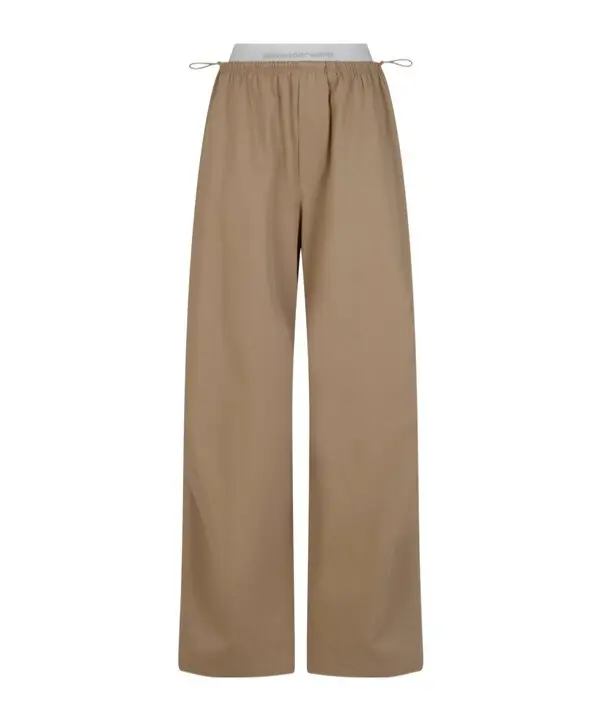 Alexander Wang Double Layer Waist Trousers - Warm Taupe