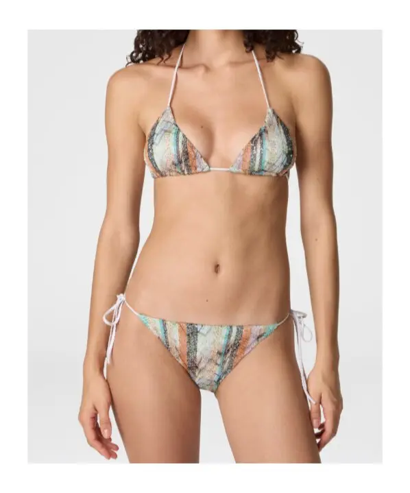 Missoni Multi-technique Lamé Bikini Set