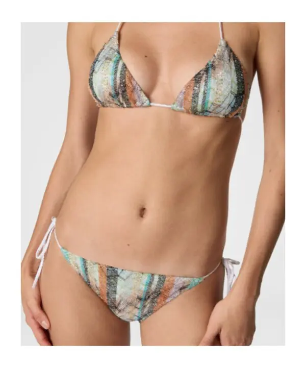 Missoni Multi-technique Lamé Bikini Set