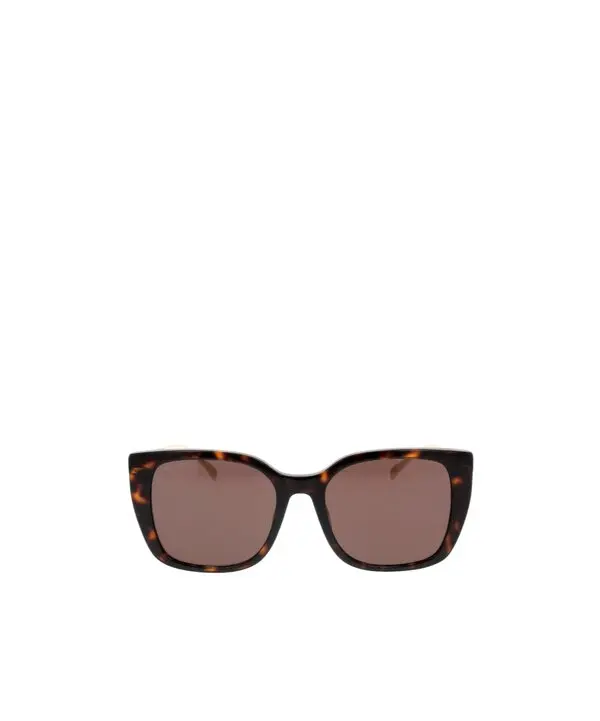 Gucci Embellished Square Frame Sunglasses - Brown