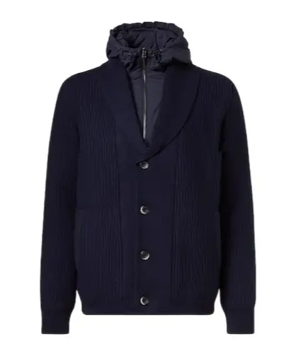 Herno Long-sleeved Sweater With Detachable Hood