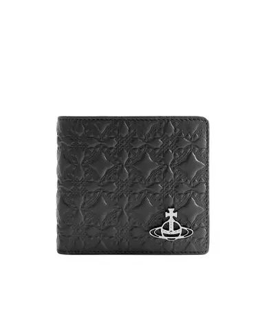 VIVIENNE WESTWOOD Logo Embossed Wallet - Black