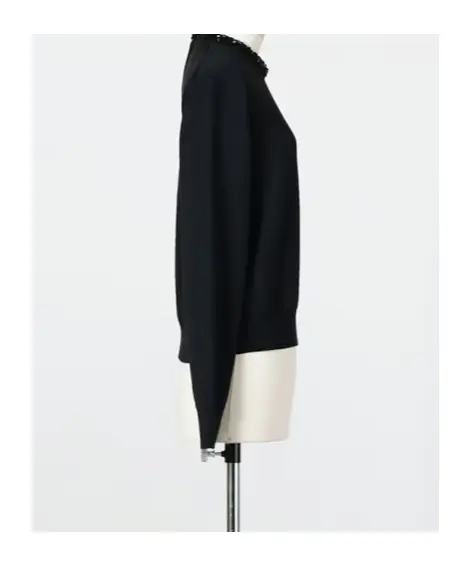 JIL SANDER Sequined Neckline Long-sleeve Sweater