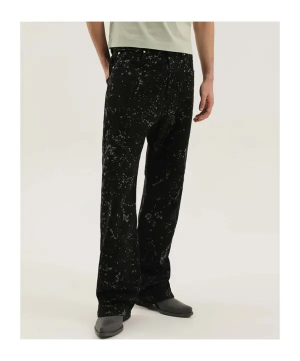 1989 STUDIO Paint Splatter Wide-leg Jeans