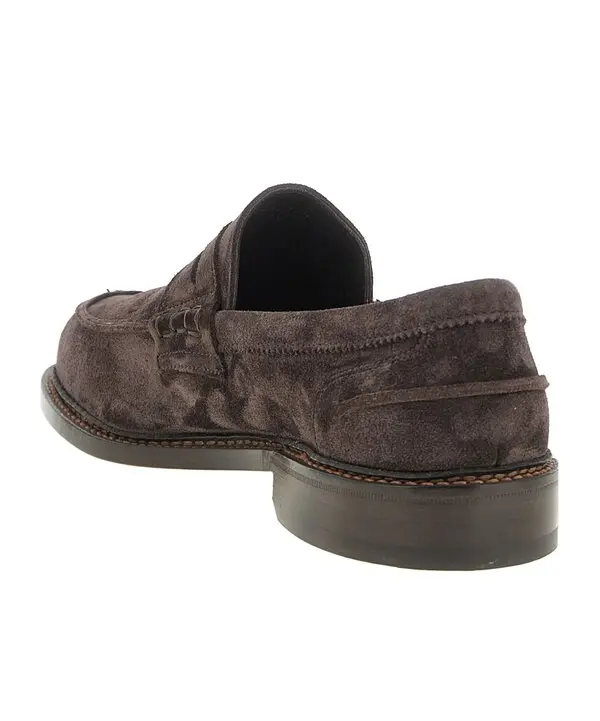 TRICKER'S Adam Suede Loafers - Black