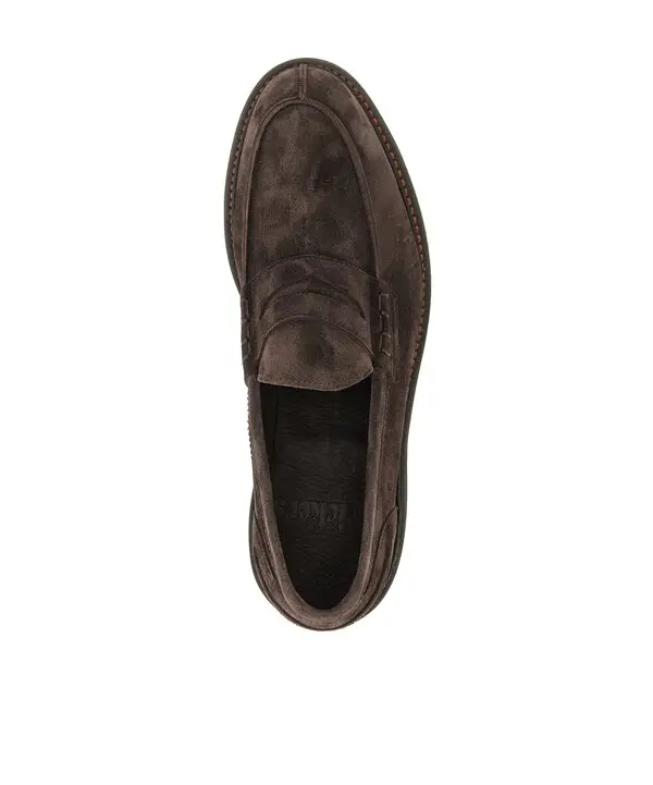 TRICKER'S Adam Suede Loafers - Black