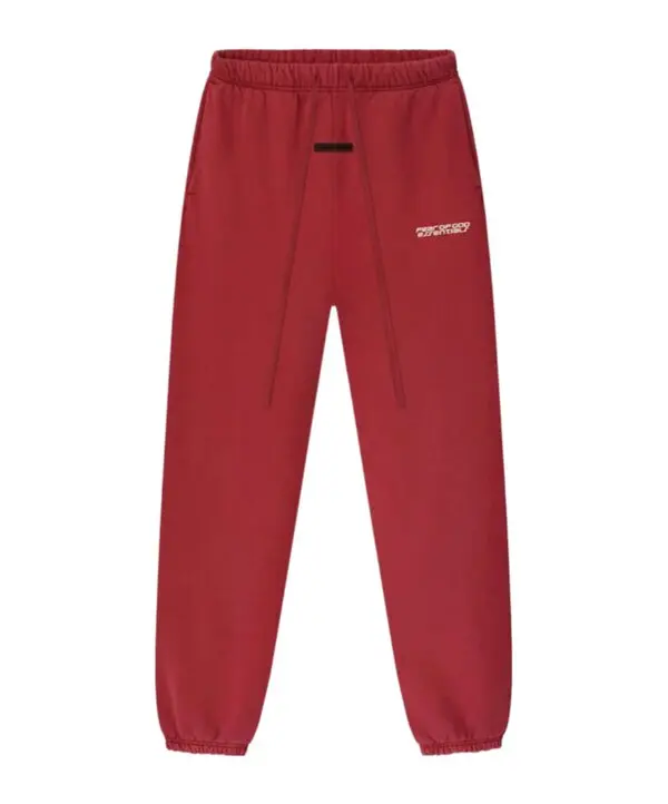 Fear Of God Heavy Fleece Classic Sweatpants - Deep Red